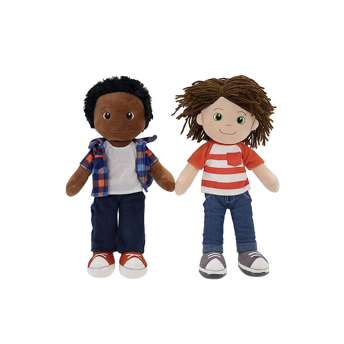 Playtime by Eimmie 14" Soft Baby Doll - Plush Rag Dolls for 2 Year Old Girls and Boys, Toddler & Infants - Girl Toys - Stuffed Toy Companion - Washable & Sensory Fabric Body - Charlie - Boy Dolls Kids