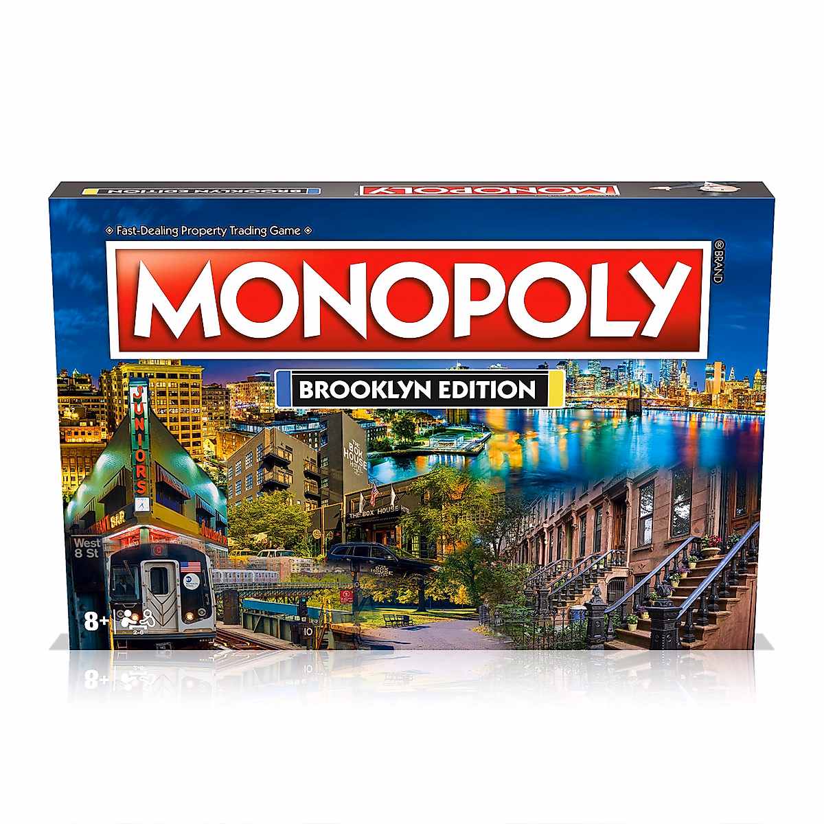 Monopoly Board Game - Brooklyn Edition: 2-6 Players Family Board Games for Kids and Adults, Board Games for Kids 8 and up, for Kids and Adults, Ideal for Game Night