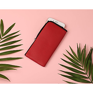 True Italian Leather Case for Samsung Galaxy (choose your size). Made in Europe