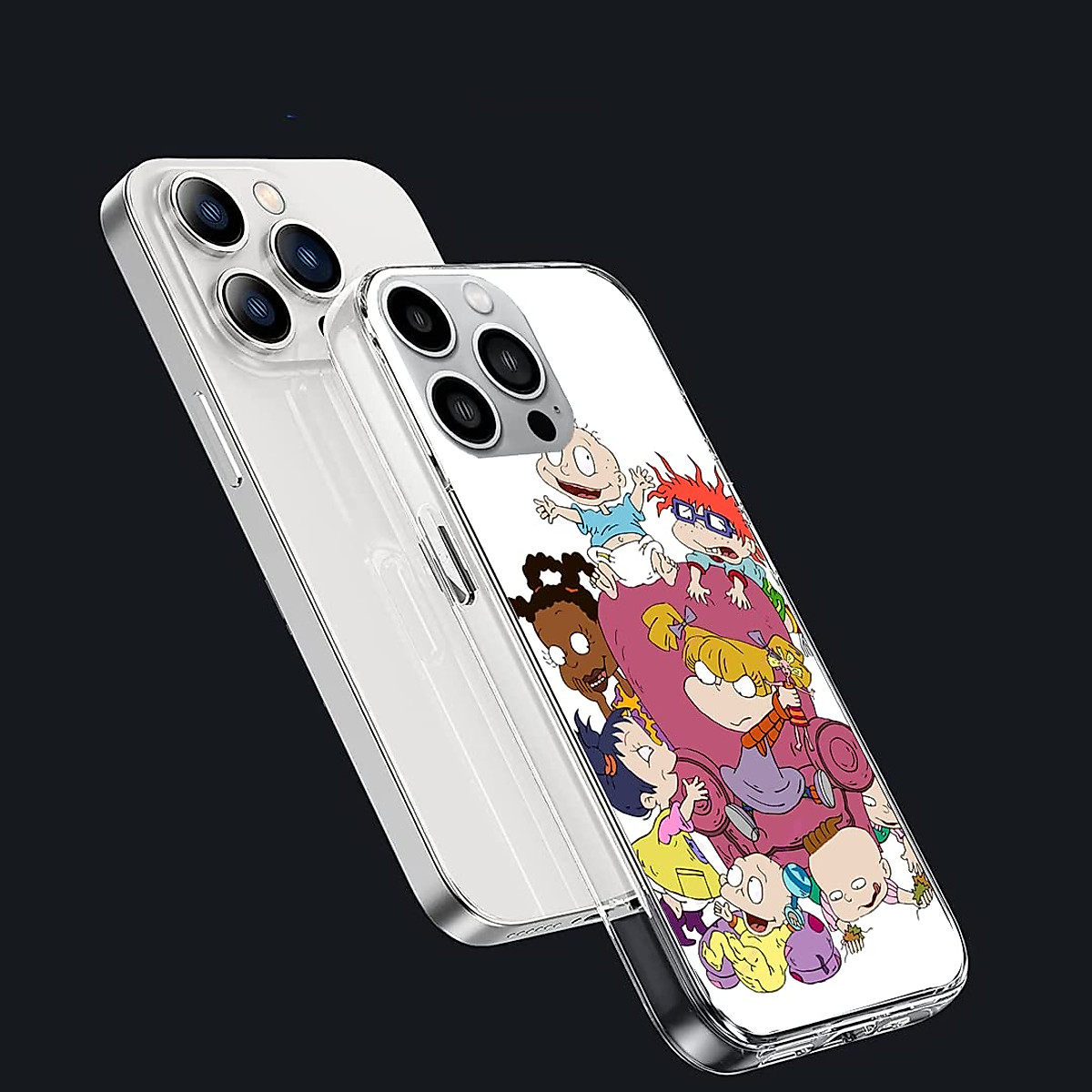 ACHETE Phone Case Ru-grats Compatible with iPhone 14 Pro Max Scratch Charm Shockproof Accessories Bumper Waterproof Transparent