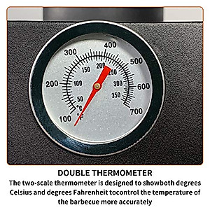 Summerville Pizza Oven Outdoor with Stone, Pizza Cooker Freestanding Portable Steel Pizza Oven for Grill Black