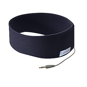 SleepPhones AcousticSheep Classic | Corded Headphones for Sleep, Travel, and More | The Original and Most Comfortable Headphones for Sleeping (Nighttide Navy - Breeze Fabric, Large)