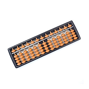 Abacus 13/17 Digits Soroban Rods Chinese Japanese Abacus Calculator Educational Tools Abacus Counting Tool (13 Digit)
