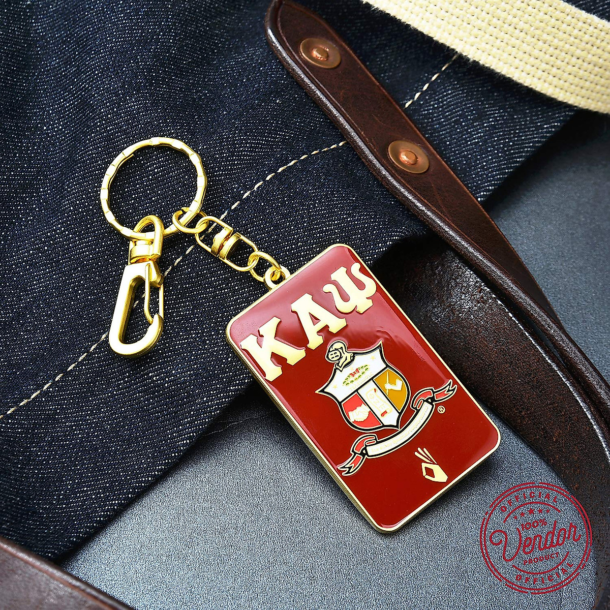 BBGreek Kappa Alpha Psi Fraternity Paraphernalia - Keychain - Greek Letters - Official Vendor