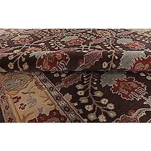 Old Hand Made Barista Floral Traditional Persian Oriental Woolen Area Rugs (9'x12')