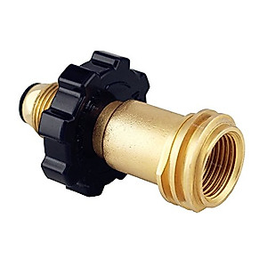 DOZYANT Universal Fit Propane Tank Adapter Converts POL to QCC1 / Type 1 with Wrench, Propane Hose Adapter Old to New Connection Type