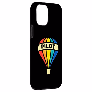 iPhone 15 Pro Max Vintage Pilot Hot Air Balloon | Flying Hot Air Ballooning Case