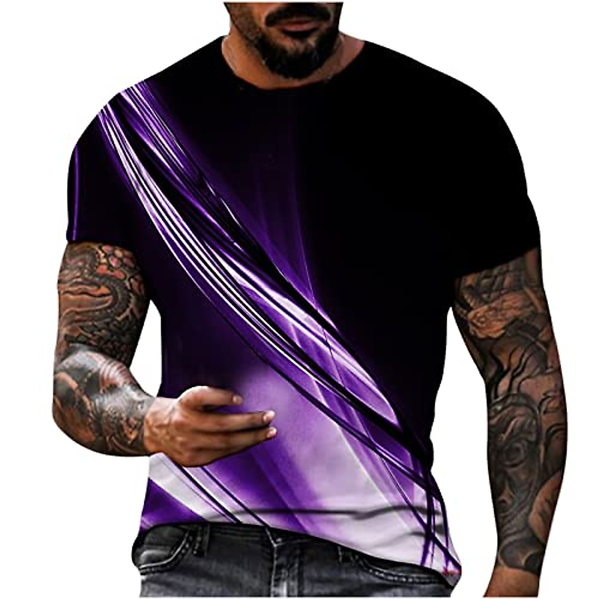 Designer Graphic Tees Men 2024 Fashion Digital Print Pullover Top Summer Sport Fitness Short Sleeve Tee Shirt Blouse,Shirts for Men,Designer T Shirts,T Shirts for Men,Mens T Shirts