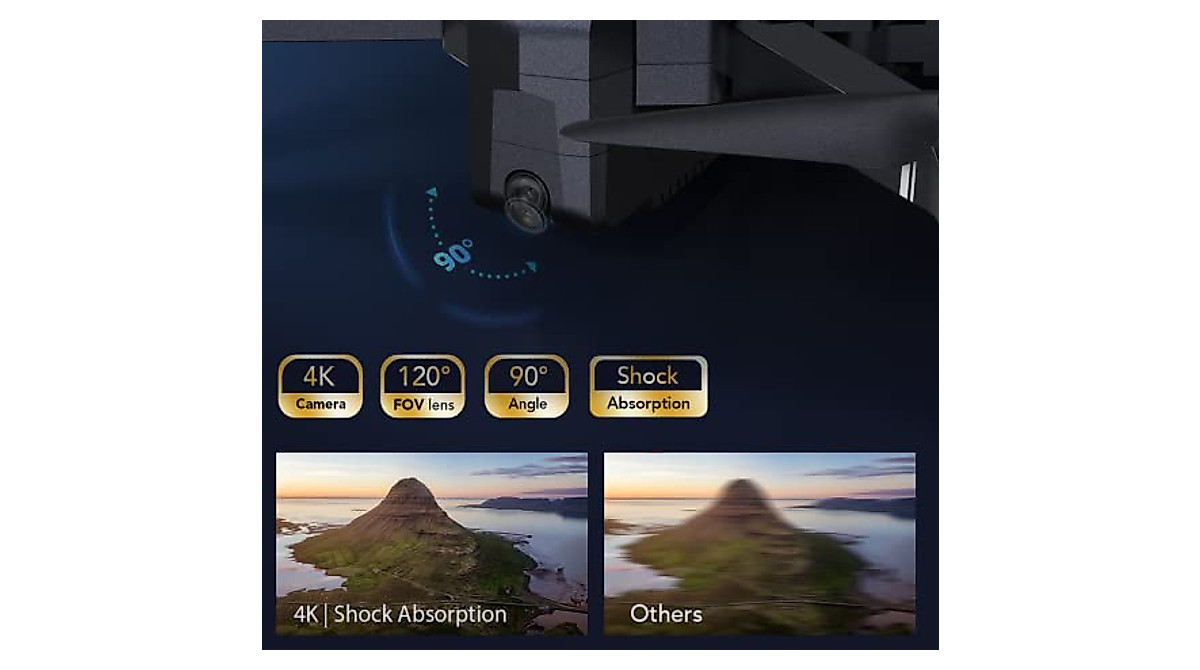 Ruko F11 4K Drone with 60 Min Flight GPS FPV for Beginners and Adults