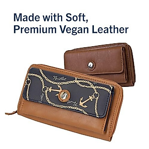 Nautica Women's RFID Wallet, Fuego Red