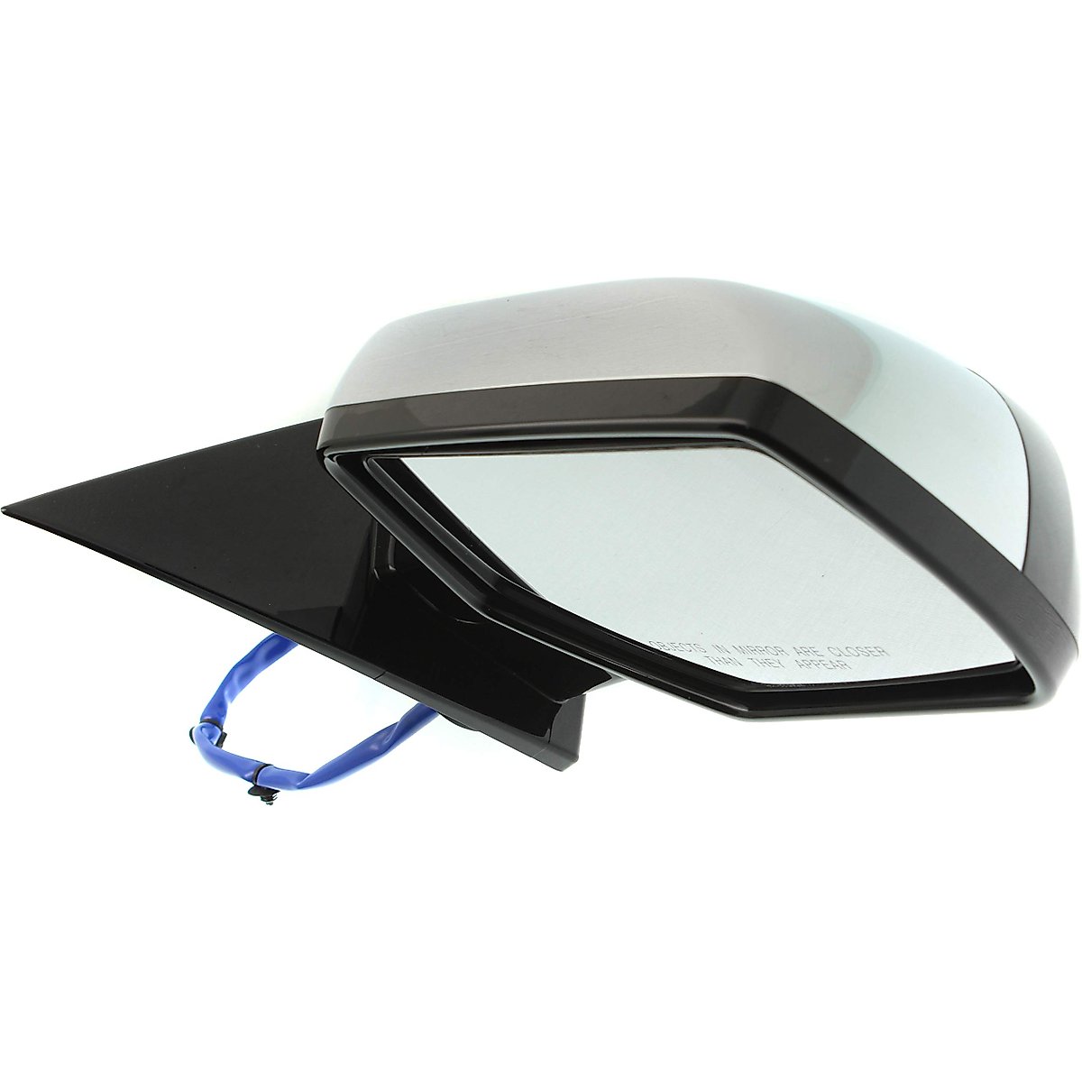 Kool Vue Passenger Side Power Heated Mirror for Chevrolet Tahoe Suburban GMC Yukon Yukon XL 2015-2020 Manual Fold Without Signal Light, Blind Spot, Memory, Puddle Lamp & Auto-Dimming Chrome