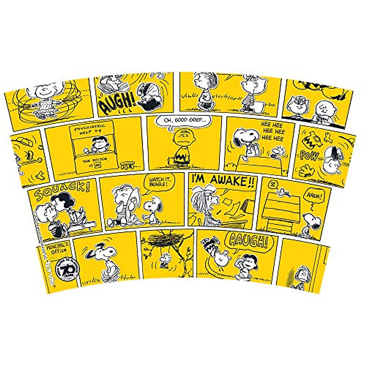 Tervis Peanuts™ - 70th Comic Strip Made in USA Double Walled Insulated Tumbler Travel Cup Keeps Drinks Cold & Hot, 16oz, Clear