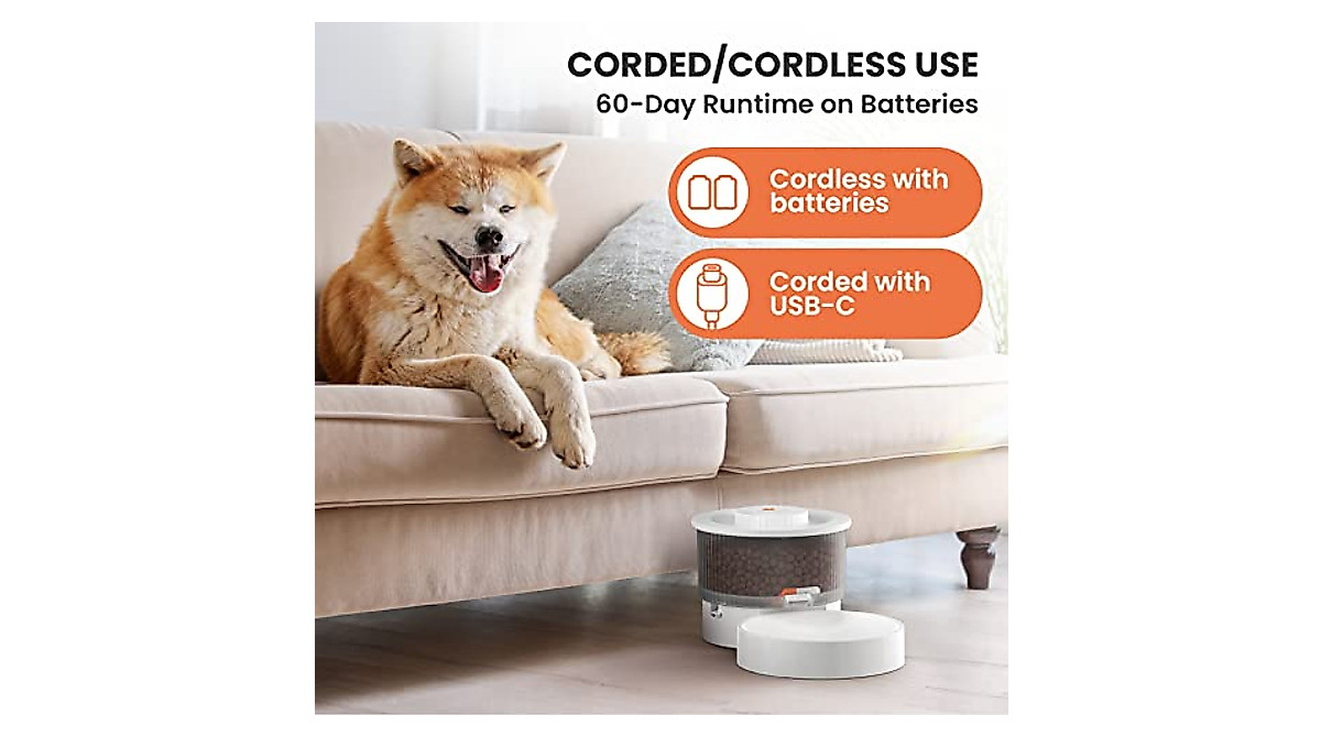 DOG CARE 4-Cup Automatic Slow Feeder for Pets