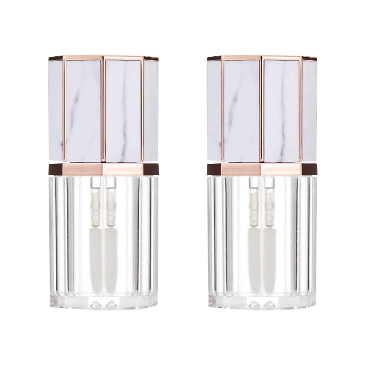 minkissy 5pcs Makeup Bottles Empty Lip Balm Tubes Clear Lipgloss Clear Lip Gloss Tube Lip Gloss Wand Tubes Lip Balm Containers Mini Lip Gloss Tubes Lip Tubes Lipstick Unique Travel