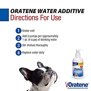 Pet King Brands ZYMOX Oratene Enzymatic Brushless Oral Care Water Additive, 8oz