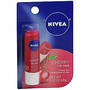 NIVEA Lip Care Balm Cherry - .17 oz, Pack of 2