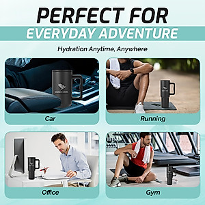 Snack hawk 40oz Insulated Stainless Steel Travel Coffee Tumbler with Handle and Straw | 100% Leak-Proof Mug | Car Cupholder Friendly | Perfect Water Cup Gift for Everyone