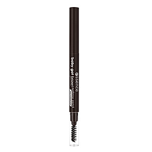 essence | Baby Got Brow! Eyebrow Pencil | Long Lasting & Waterproof with Spoolie | Vegan, Cruelty Free, Formulated without Parabens, Preservatives & Oils (30 | Dark Brunette)
