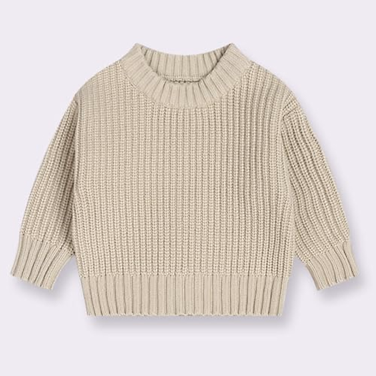 Button-Down Cotton Outfits, Unisex Basic Clothes Crewneck Long Sleeve Tops for Infant Toddler Warm Soft Outwear