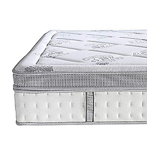 Classic Brands Gramercy Cool Gel Memory Foam and Innerspring Hybrid 14-Inch Euro Pillow Top Mattress | Bed-in-a-Box California King
