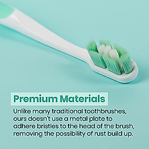 Lindo Ultrafine Toothbrush - for Sensitive Gums and Teeth, 12000+ Ultra Fine Bristles, Soft and Gentle, Deep Clean, Pack of 4