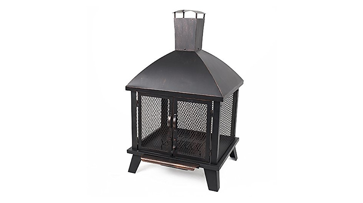 Elegant GHP Group OFW577HC Wood Burning Fire Pit