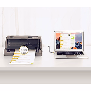 Qjin USB 2.0 Printer Cable for HP DeskJet 4155e 2755e, Smart Tank 5000, Canon PIXMA, Epson, Brother, Samsung, Lexmark Printer, 10 Feet