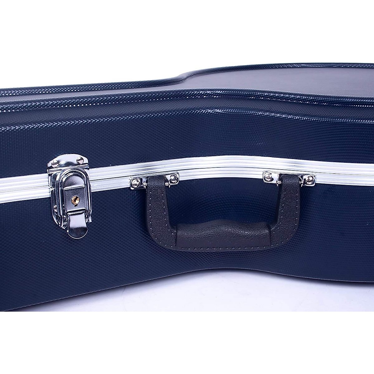 Crossrock ABS Molded Hardshell Case for 5-String Resonator, Gibson Tenor Banjo, Backpack Style(CRA861BJBL)