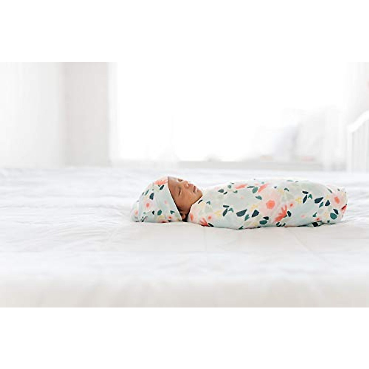 Copper Pearl Large Premium Knit Baby Swaddle Receiving Blanket Leilani