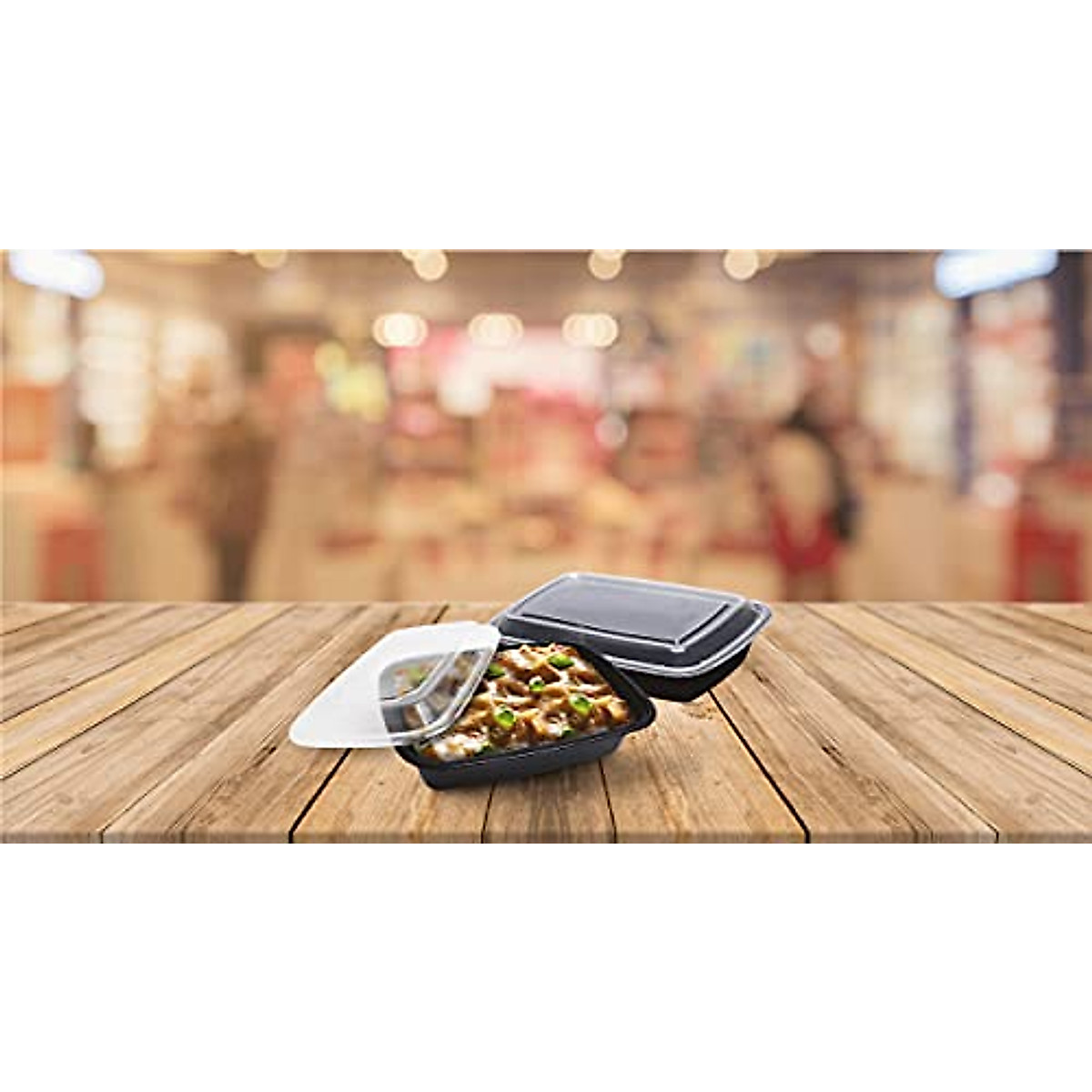 50 sets Rectangle 28oz Meal Prep Containers with lids Microwavable Food Container Plastic BPA Free Rectangle