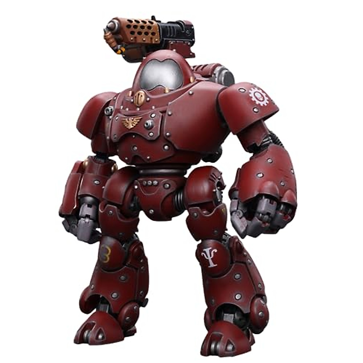 HiPlay JoyToy Warhammer 40K Collectible Figure: Adeptus Mechanicus Kastelan Robot with Incendine Combustor 1:18 Scale Action Figures (JT7738)