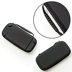 Switch games Accessories - Black Carry Case for Nintendo Switch Joy Con Covers Transparent Switch Hard Cover9H Tempered Glass Screen Protector