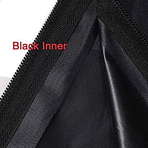 Patio Heater Cover 420D Heavyduty, Outdoor Garden Treasures Heater Covers for Standing Heater, Gas Heater Tower Accessories(89in,Total Black)