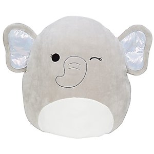 Squishmallows - 20'' Cherish The Silver Elephant, Red (888 SQJW21-20SE)