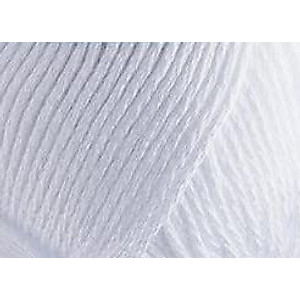 Lion Brand Yarn - 24/7 Cotton - 6 Skeins with Needle Gauge - Christmas Holiday #1 (Grass, Red, & White)