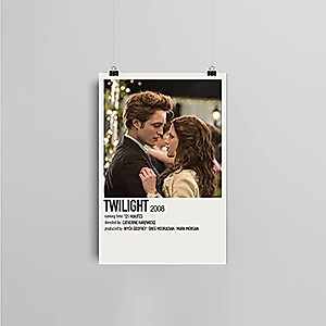 Twilight Poster,Canvas Wall Art For Living Room Decor Aesthetic Vintage Posters & Prints Girls Bedroom Large College Dorm Fall Kitchen Decorations Growth Mindset Classroom Unframed 12x18 inches