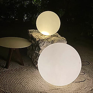 Efavormart 24” Cordless Floating Pool Lights with Remote, Garden Lights 16 RGB Colors with 4 Color Modes Light Up Ball for Swimming Pool, Back Yard, Fountain, Garden, Pathway, Lawn