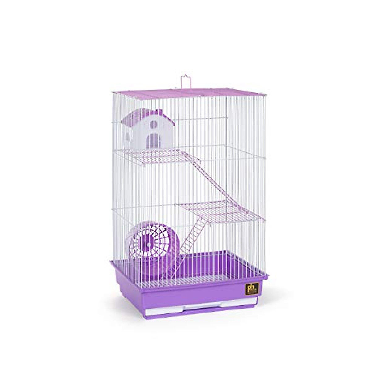 Prevue Pet Products Three-Story Hamster & Gerbil Cage Purple & White SP2030P