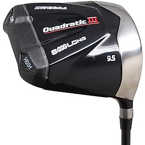 Integra Sooolong Driver Men's Integra SoooLong Quadratic III Square 460cc 9.5 Degree Driver Right Handed Premium Ultra Forgiving Stiff Flex Graphite Shaft Tour Velvet Grip