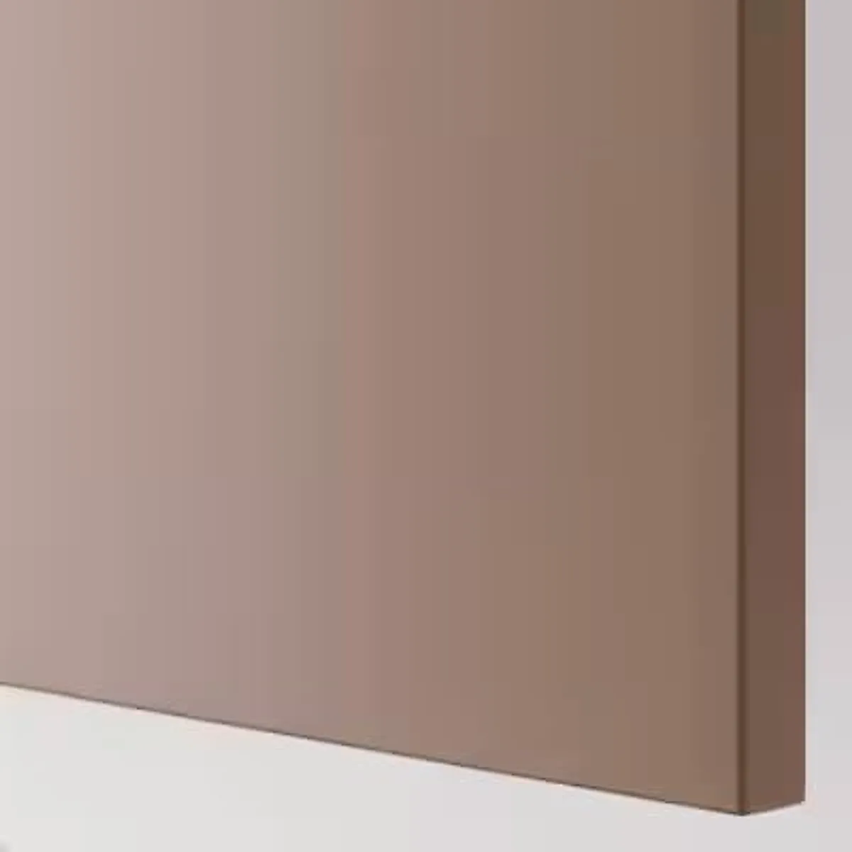 TV Unit with Drawers and Door, Black-Brown/Lappviken Light Gray-Brown, 70 7/8x16 1/2x15 3/8 "