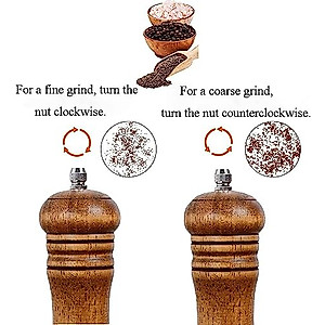 Premium Tableware Gifts With Adjustable Coarseness Salt Refillable Salt Grinder Shaker Mill Manual Wood Pepper Mill
