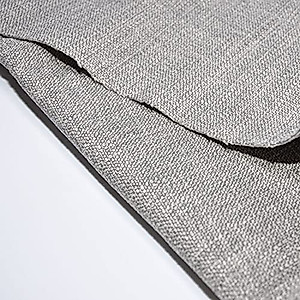 Yutong Fabric by The Yard and 9OZ-100% Polyester Upholstery Sewing Fabrics-Solid Grey Pattern