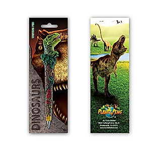 Planet Pens Tyrannosaurus Rex Novelty Pen - Cute Funny Pens for Kids, Teens and Adults, Fun Cool Ball Point Pen for School Writing and Unique Office Supplies, Dino Pen Gift for Men and Women - 6 Inch