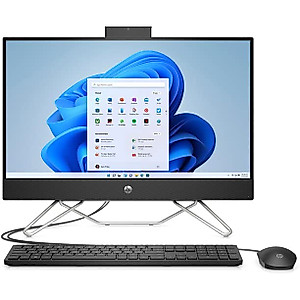 HP 24-cb1144z 23.8" FHD All-in-One AMD Ryzen 5 5625U 2.3GHz 16GB RAM 512GB SSD and 1TB HDD Windows 11 Home(Renewed)