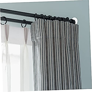 DOITOOL 6 Pcs Pole Hanger Adjustable Curtain Rod Window Hooks Shower Bar for Curtain Shower Rod Tension Shower Curtain Rod Tension Rod Shower Curtain Rod Brackets Curtain Support Racks Rod