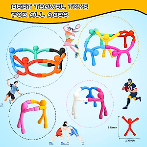 Magnetic Travel Toys for Toddler 5PCS, Easter Basket Stuffers Gift, Airplane Travel Activities Essential Fidget Toys for Kids Adult Fun Magnetic Men People Fridge Magnet for Toddler 1 2 3 4 5 Year Old