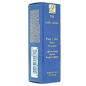 Estee Lauder Pure Color Envy HiLuster Light, No. 120 Naked Ambition, A medium coverage sculpting lipstick, 0.12 Ounce