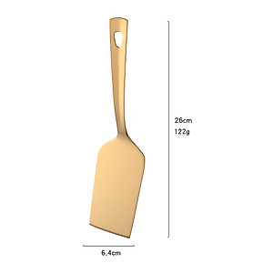 Lasagna Server, BuyGo Gold Pizza Shovel Cookware Stainless Steel Pie Server, Mirror Polish & Dishwasher Safe