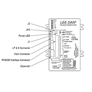 LEE DAN PK-543A 5-4-3 WIRE APARTMENT INTERCOM AMPLIFIER
