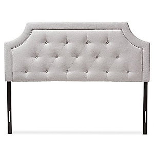 Baxton Studio Josephine Headboard, Queen, Greyish Beige